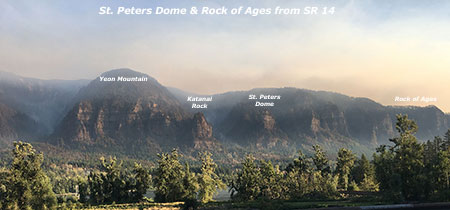 First Look at the Gorge Fire | WyEast Blog