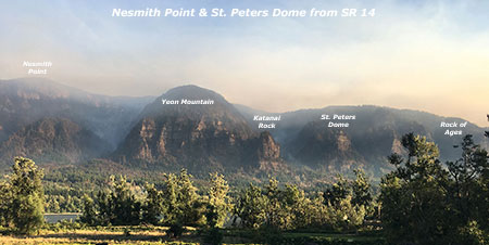 First Look at the Gorge Fire | WyEast Blog