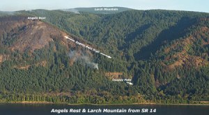 First Look at the Gorge Fire | WyEast Blog