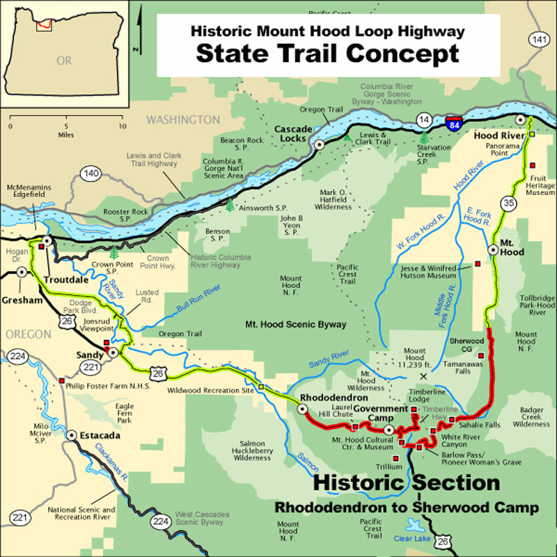 Proposal: Historic Mount Hood Loop State Trail (Part 1 of 2) | WyEast Blog