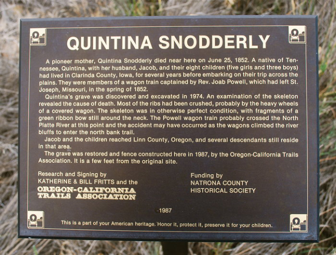 Pioneer Woman’s Grave | WyEast Blog